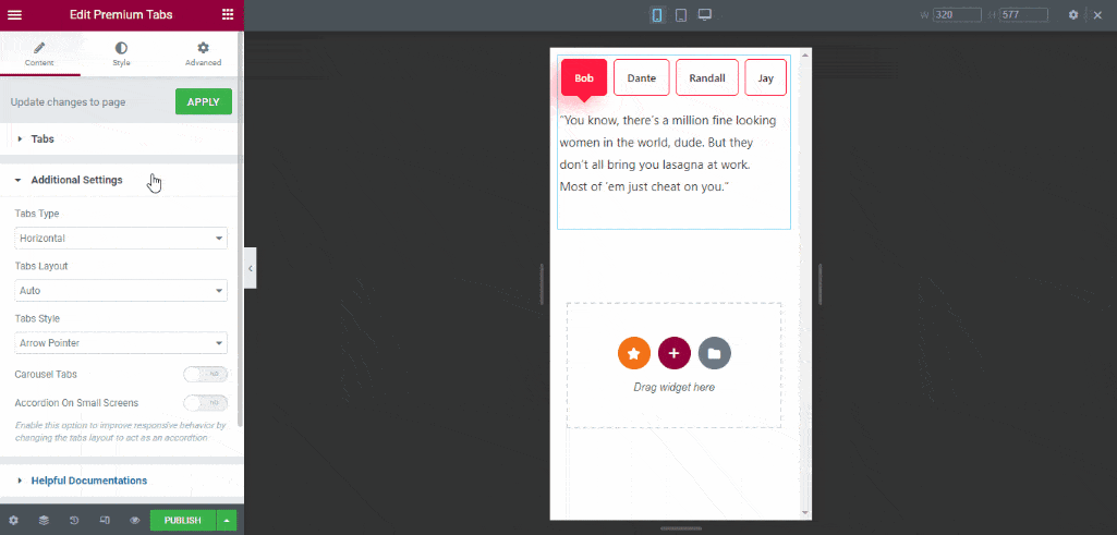 Elementor Tabs Widget Tutorial - Premium Addons