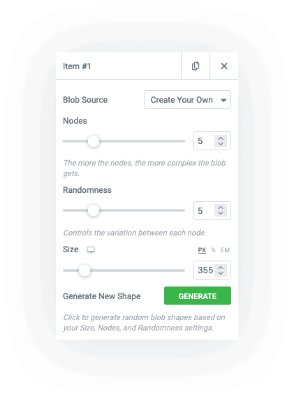 Elementor Animated Blob Generator | Premium Addons for Elementor