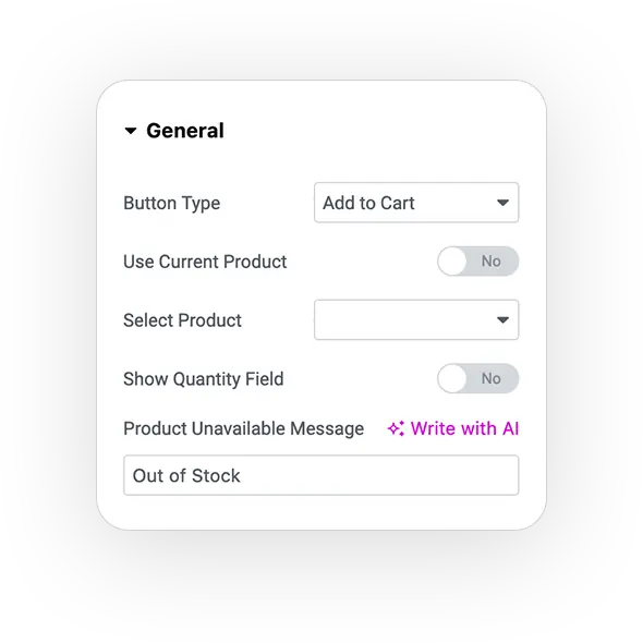 Elementor WooCommerce CTA Widget - Premium Addons